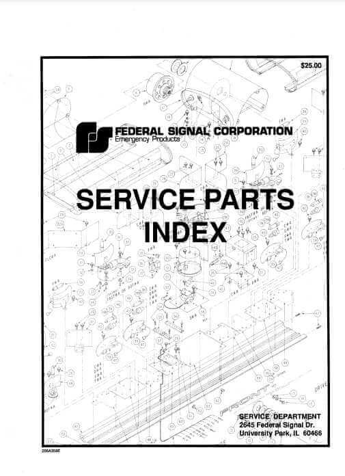 Federal Signal Documents