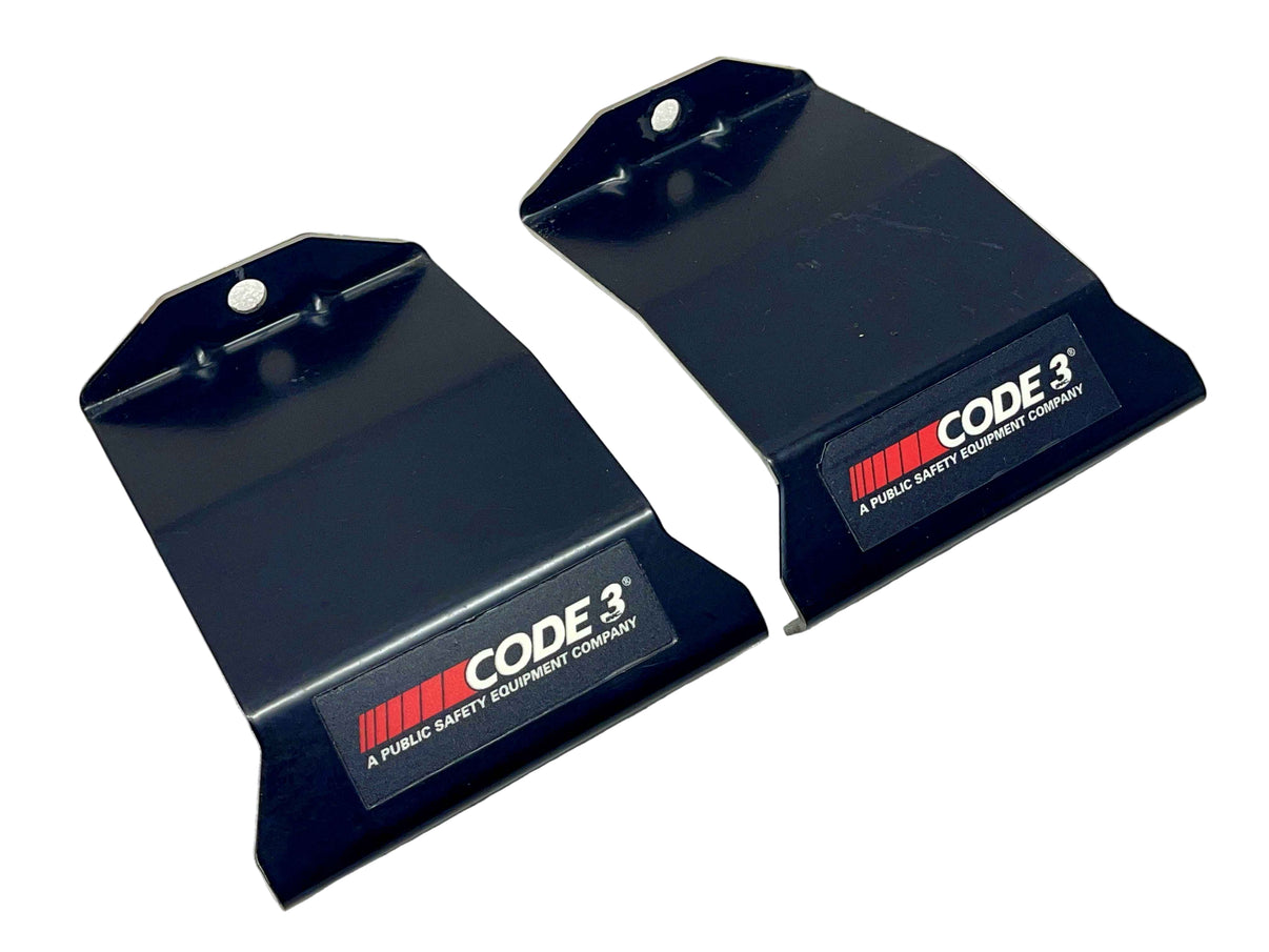 Code 3 Lightbar Gutter Hook Clamp Strap Set Of Two Single Tension Bolt