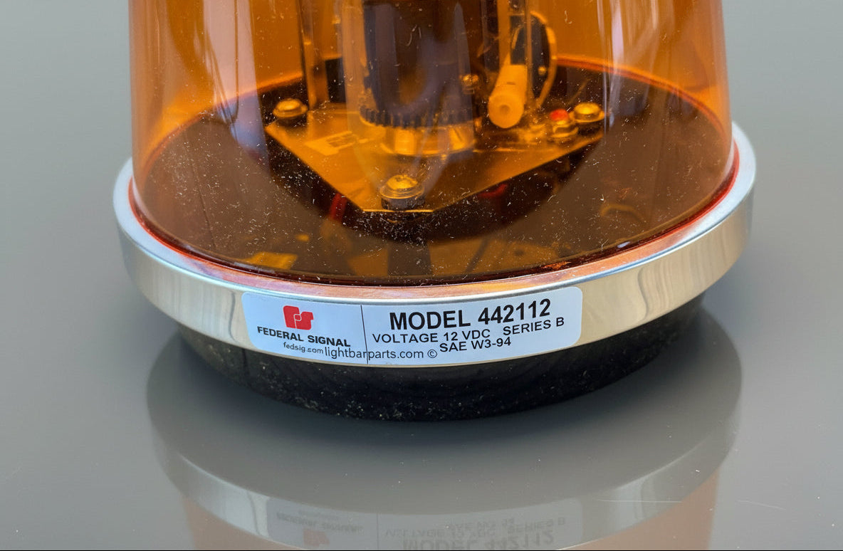 Federal Signal Corporation Emergency Amber Light Beacon 442112-02 New ...