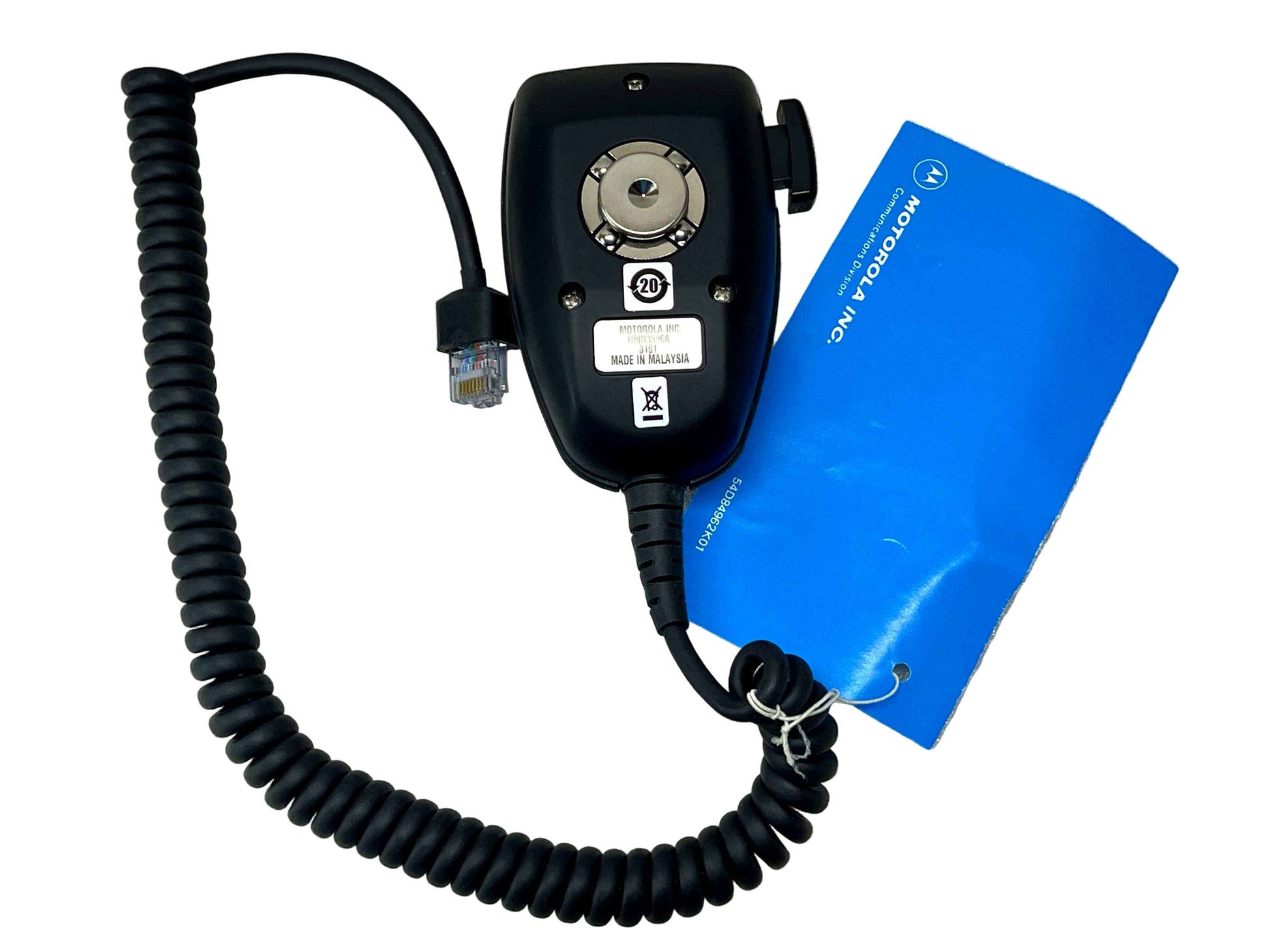 Motorola OEM NOS 8 Pin Mobile Radio Hand Microphone HMN3596A