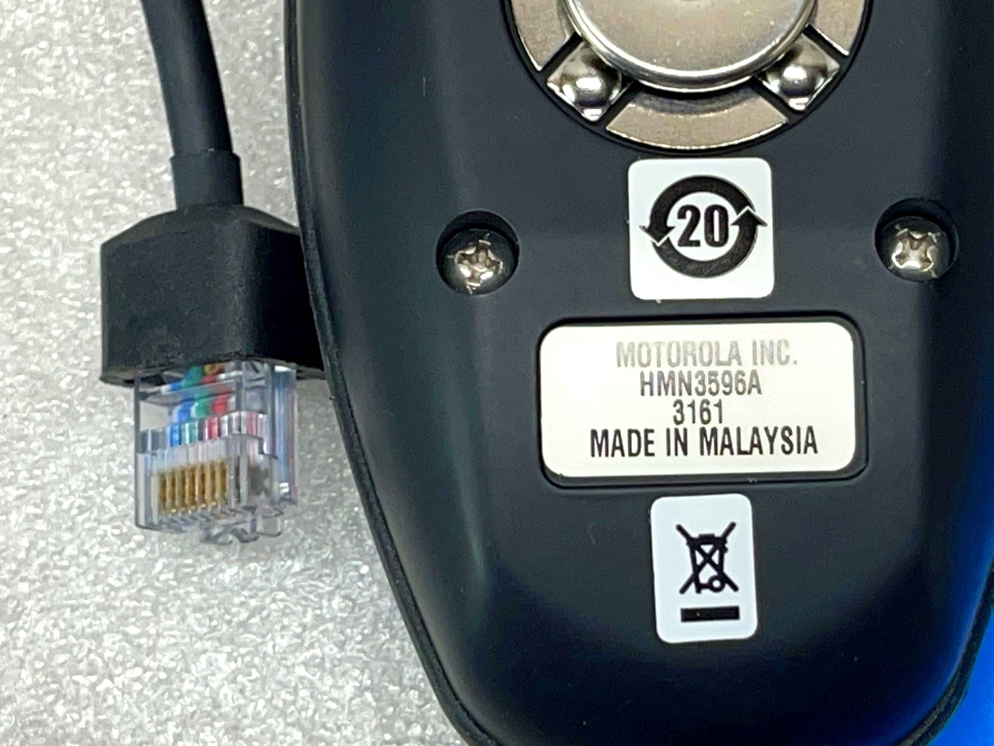 Motorola OEM NOS 8 Pin Mobile Radio Hand Microphone HMN3596A