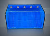 Code 3 MX7000 Lightbar - Lower Blue Filter 5 Hole P/N: 255X