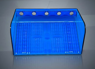 Code 3 MX7000 Lightbar - Lower Blue Filter 5 Hole P/N: 255X
