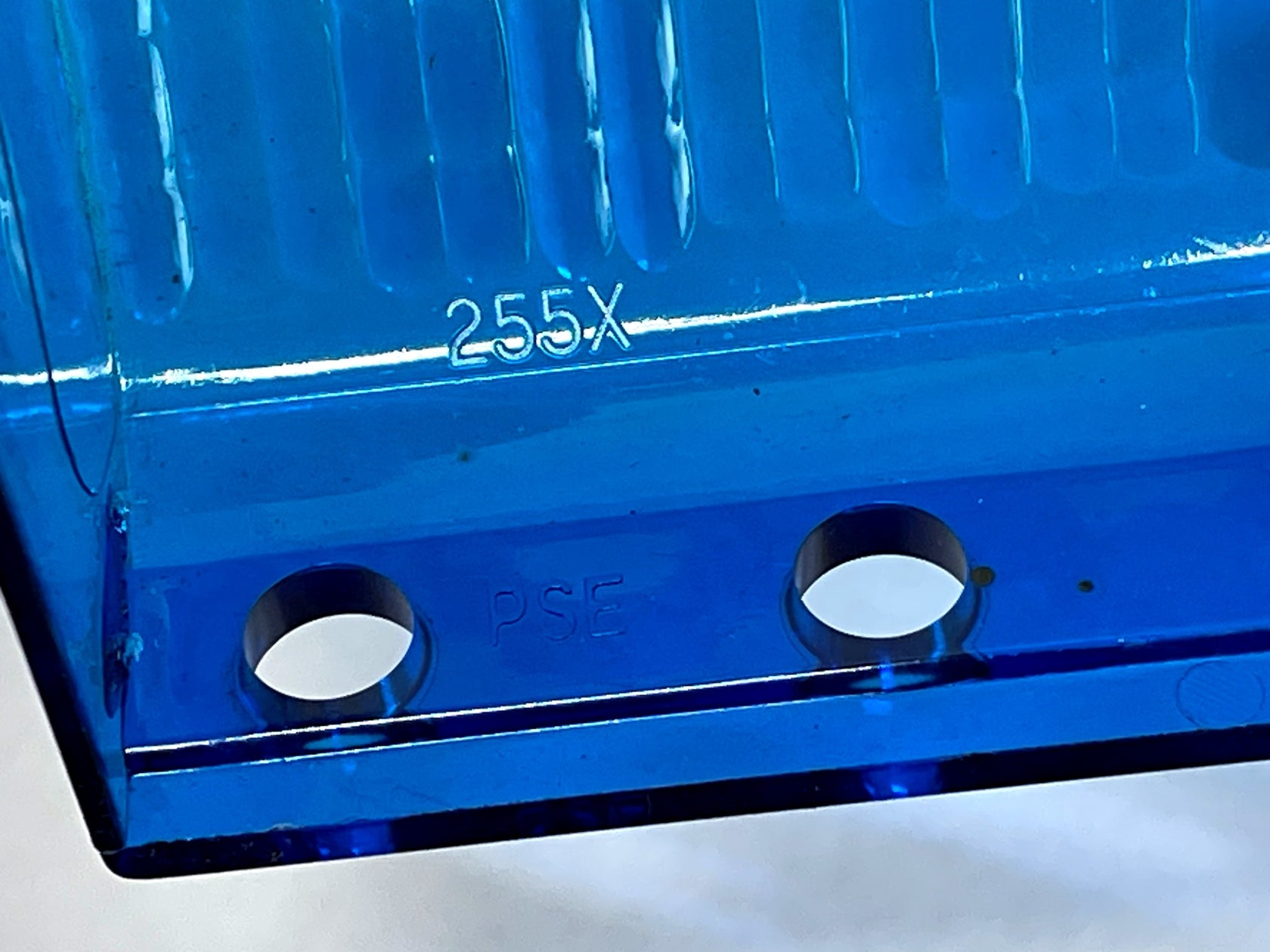 Code 3 MX7000 Lightbar - Lower Blue Filter 5 Hole P/N: 255X