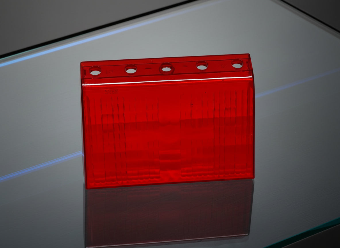 Code 3 MX7000 Lightbar - Lower Red Filter 5 Hole P/N: 255X