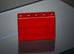 Code 3 MX7000 Lightbar - Lower Red Filter 5 Hole P/N: 255X