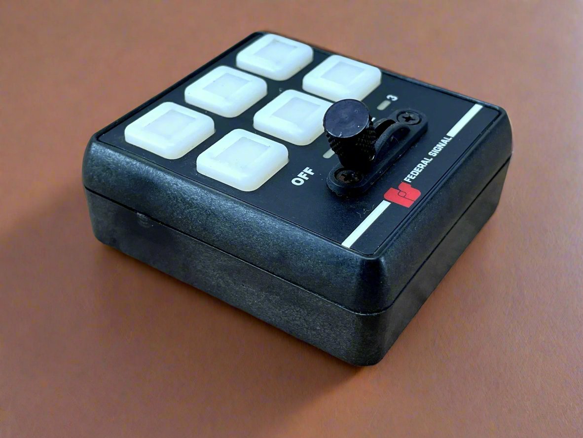 Federal Signal Programmable 6 Button Keypad Controller