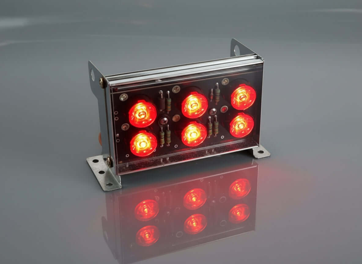 Star Headlight Lantern - Interceptor - LED Module - RED