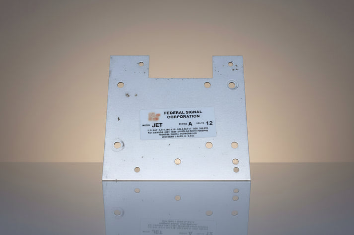 Federal Signal Jetsonic Lightbar - Model JET - Series A - Data Plate