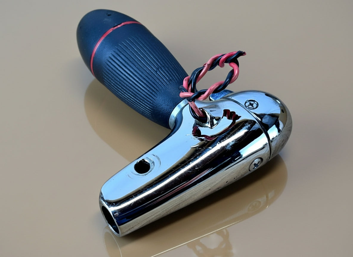 Unity Spotlight Parts - Handle with Black Swivel Grip and Switch Knob