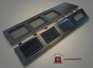 Code 3 MX7000 Lightbar Parts - Upper Tray Metal Vented Dust Covers Pai