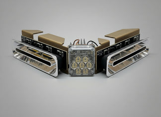 CODE 3 RX2700 - Corner PriZm LED Module - 12 Diodes - Blue with LED Al