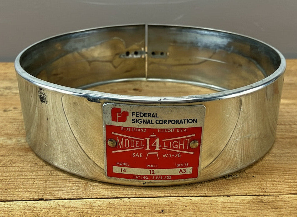 Federal Signal Twin Beacon Ray - Model 14 - 12V - Series A3 - Retainin