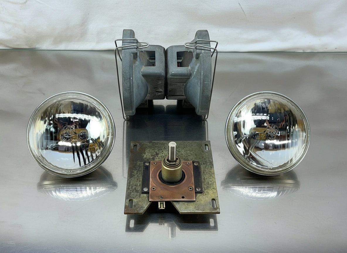 Federal Signal Twinsonic 12 12X CTS 12F - Rotator Light - GE 7400 Clea