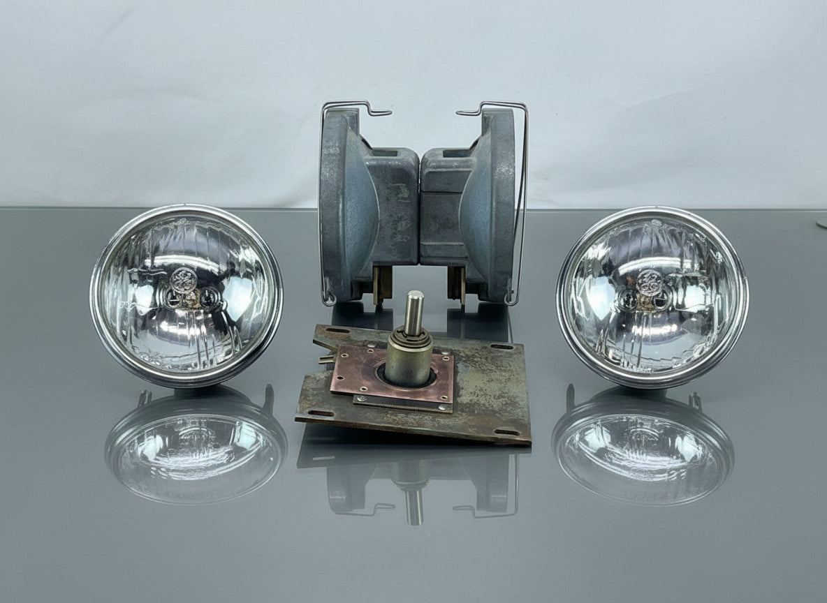 Federal Signal Twinsonic 12 12X CTS 12F - Rotator Light - GE 7400 Clea