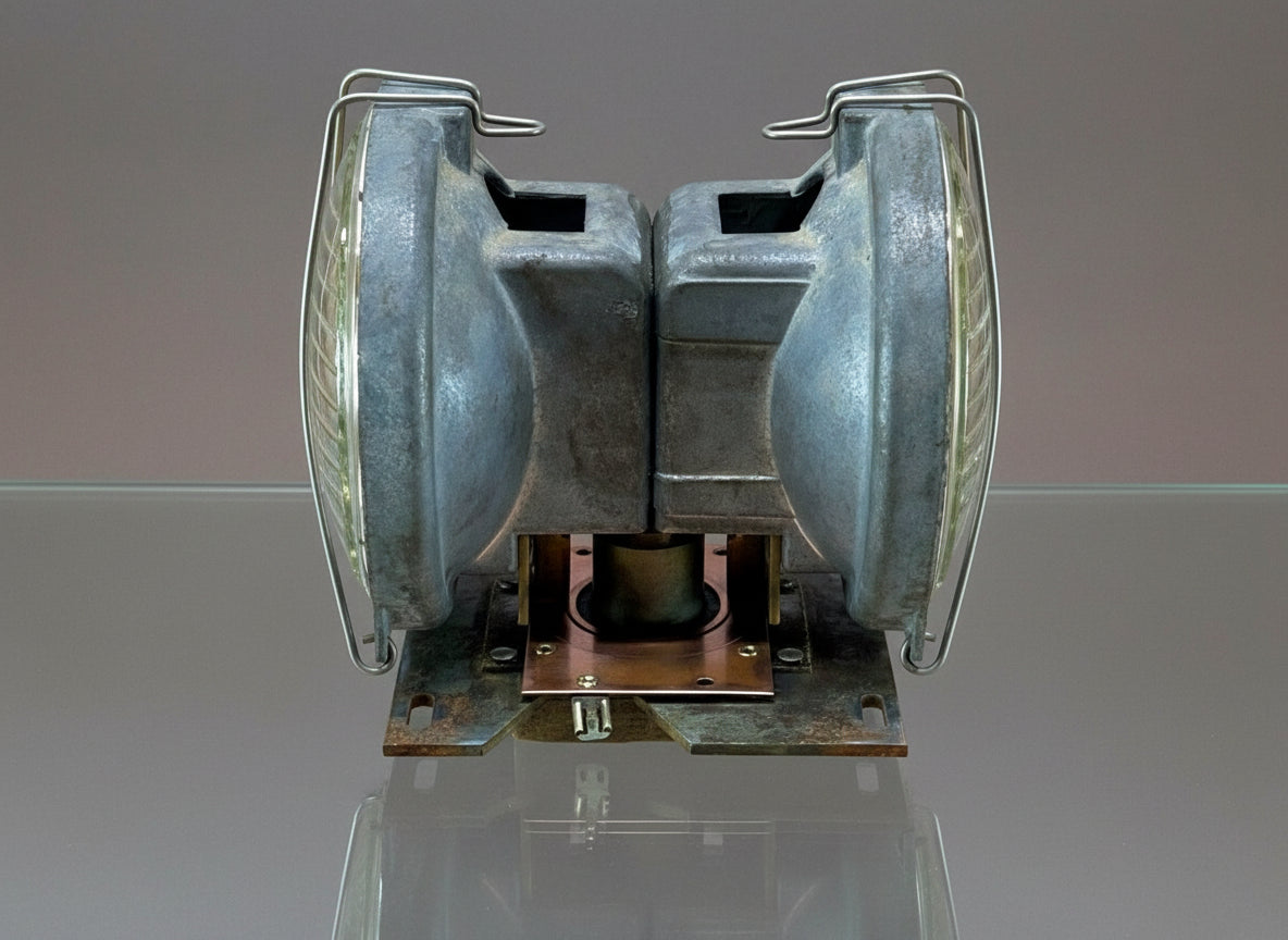 Federal Signal Twinsonic 12 12X CTS 12F - Rotator Light - GE 7400 Clea