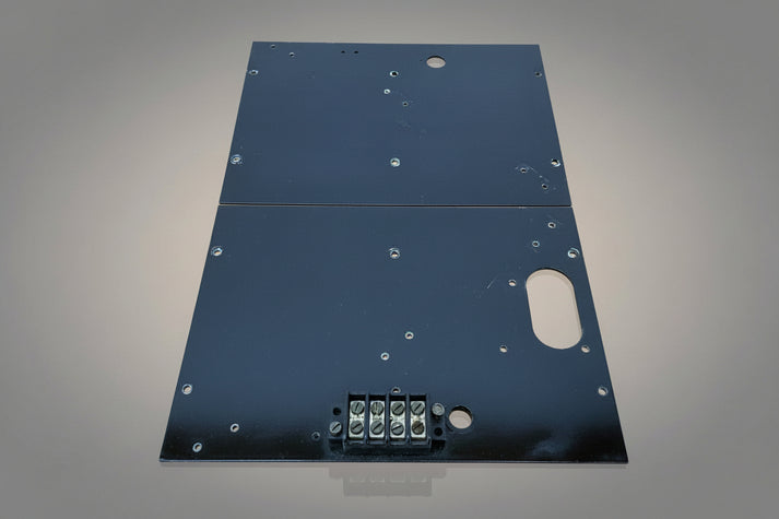Federal Signal Twinsonic 12X - Mirror Motor Mounting Plates + Power Te