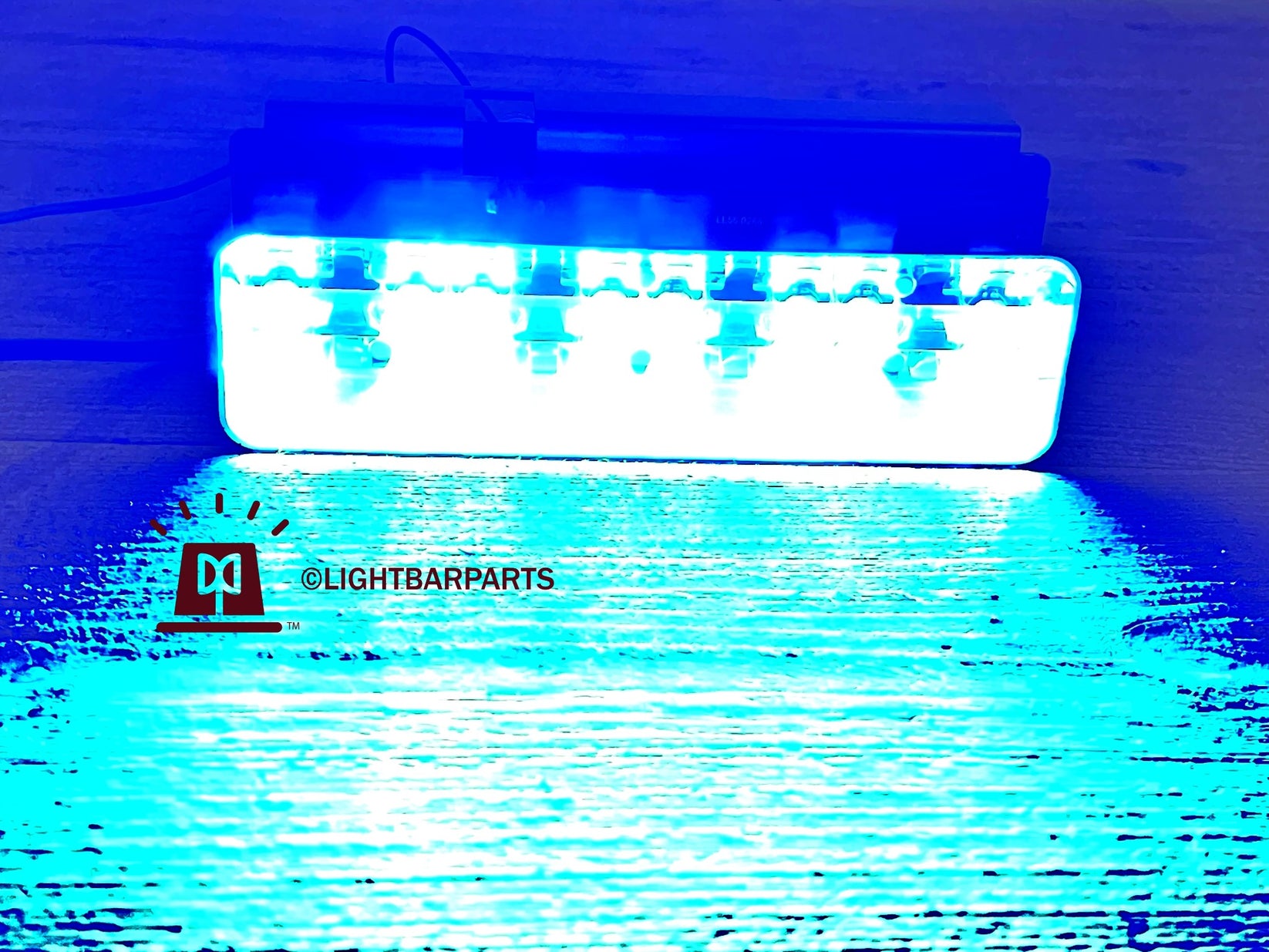 CODE 3 RX2700 - Inboard LED Module - Built In Flasher - 8 Diodes - Blu