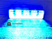 CODE 3 RX2700 - Inboard LED Module - Built In Flasher - 8 Diodes - Blu