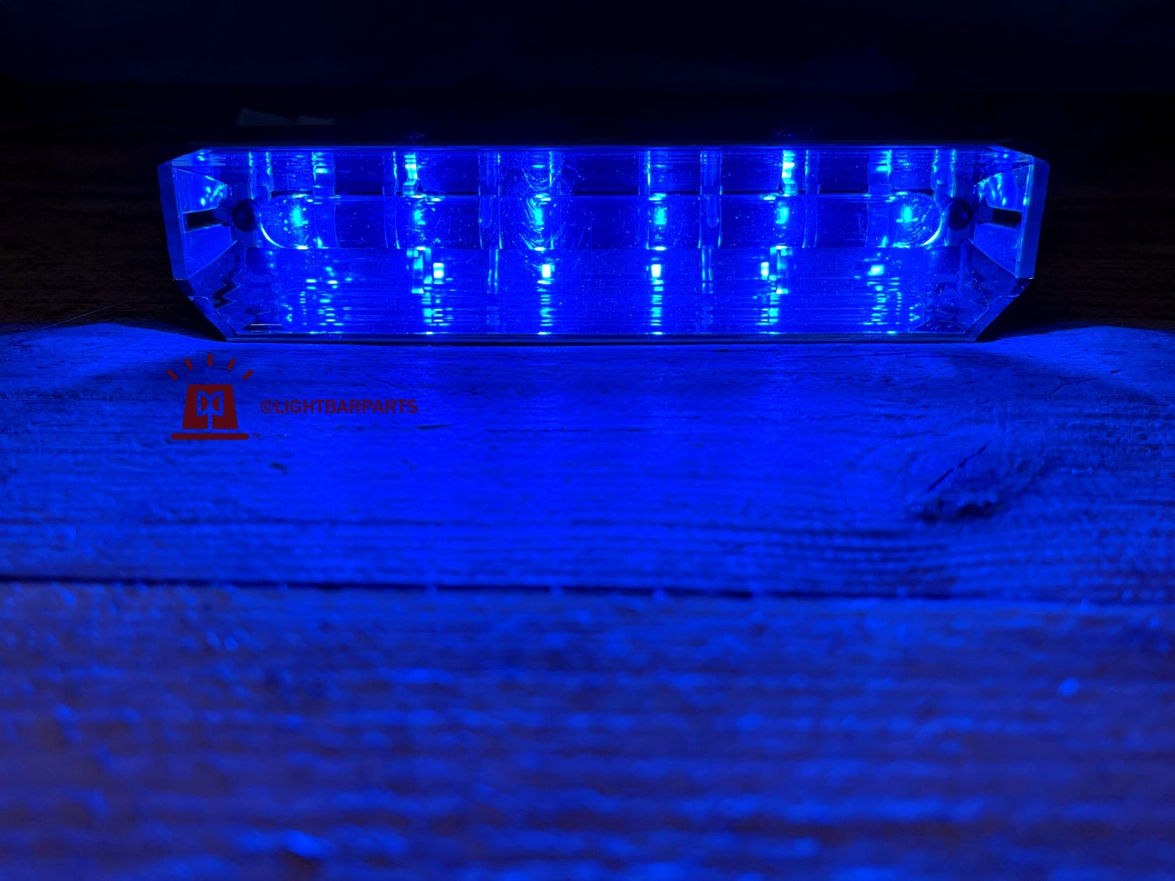 Whelen Justice Series Lightbar - Lin6 Corner Module - Blue - P/N: 01-0